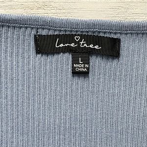 Love Tree | Tops | Love Tree Ribbed Long Sleeve Crop Top | Poshmark